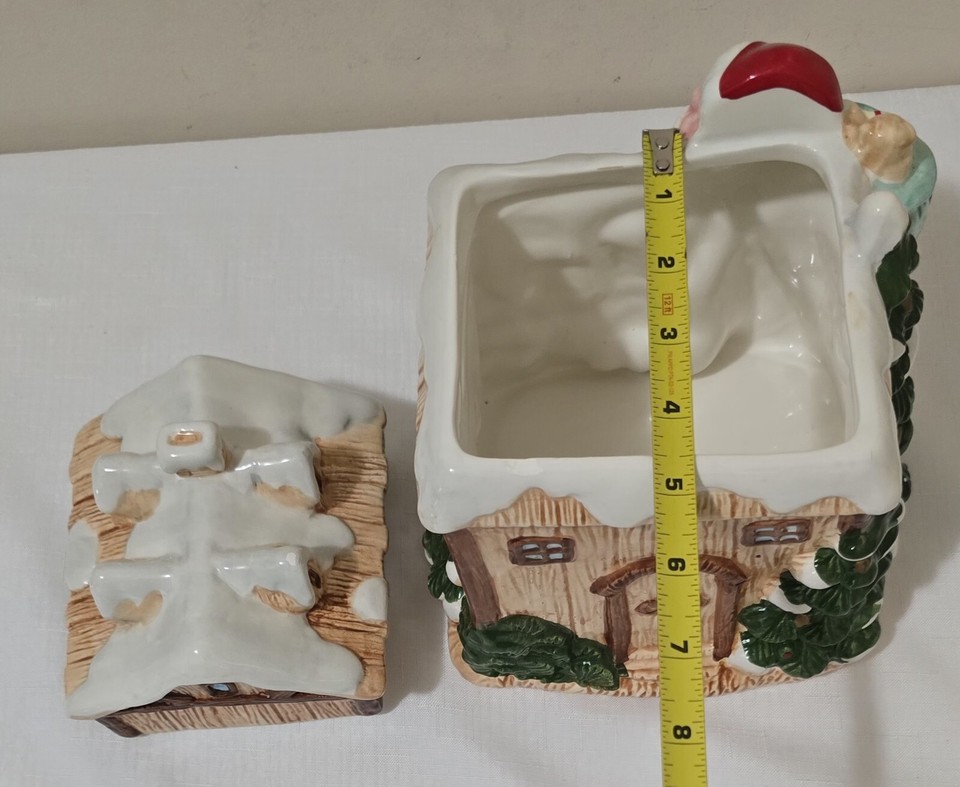 Vintage 1990s Holiday Collection Santa with Kids Cookie Jar, Never used ...