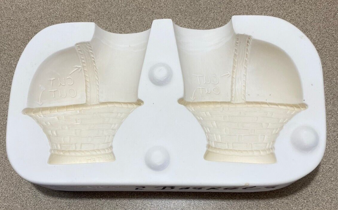 2002 Teddy Bear Molds Ceramic Slip Cast Mold # 763, 2 Baskets | eBay