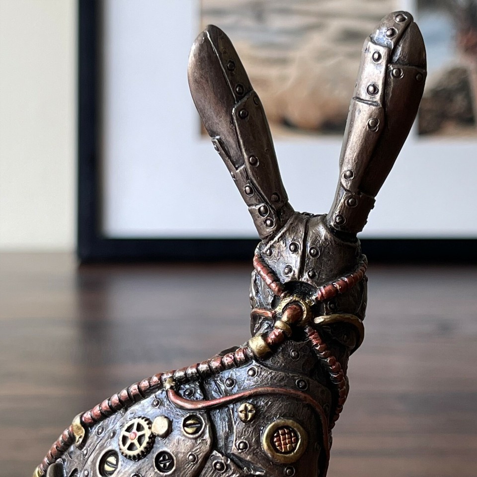 Custom Made Steampunk Jack Rabbit Asymmetrical Sculpture Figurine ...