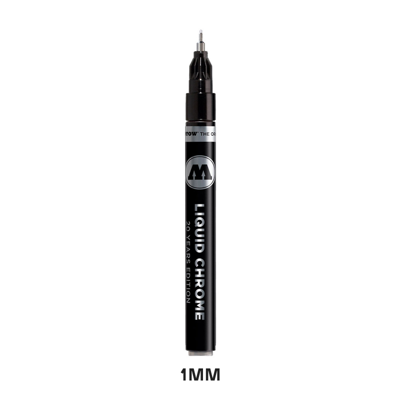 MOLOTOW LIQUID CHROME INK 1mm 2mm 4mm 5mm or 30mL Refill Graffiti Art ...