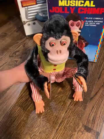 Vintage Musical Jolly Chimp Daishin Clapping Cymbal TESTED WORKING ...