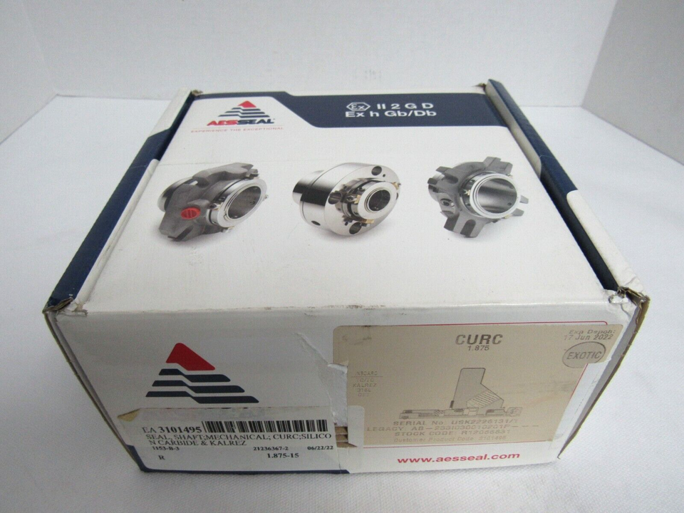 AESSEAL USK2226131/1-AB2331030010201P MECHANICAL SHAFT SEAL CURC 1.875 ...