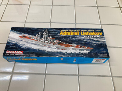 Dragon Russian Nuclear Guided Missile Cruiser Admiral Ushakov Ex-Kirov ...