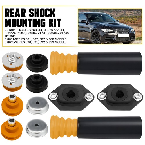 Rear Shock Absorber Mount Bump Stop Kit For BMW E90 E92 E91 E93 E82 E81 ...
