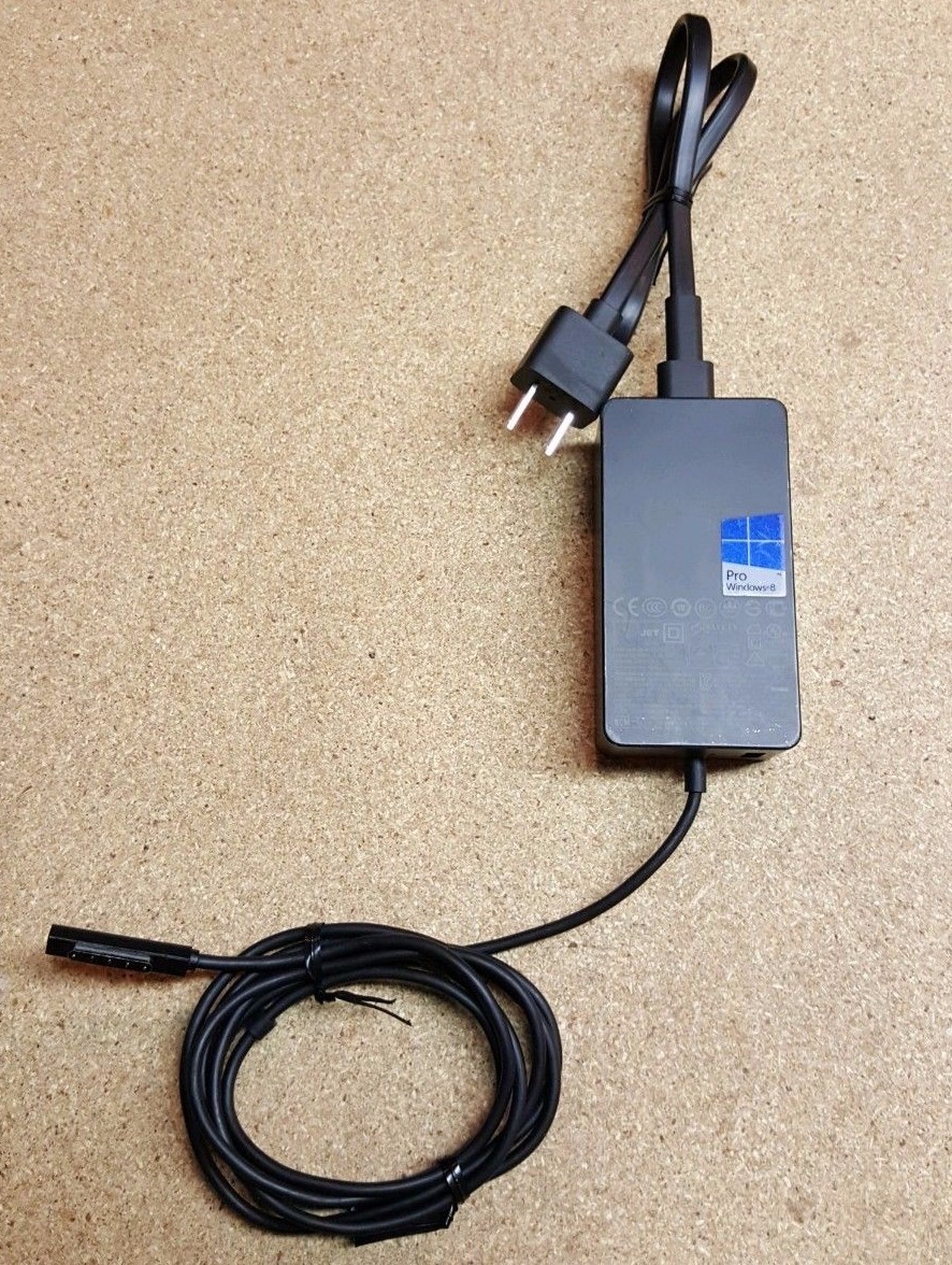 Microsoft Power Cord for Surface, 2, Pro & Pro 2 - 48W AC Charger ...