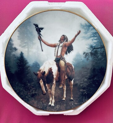 Vtg The Hamilton Collection Mystic Warriors Plate by Chuck Ren ...