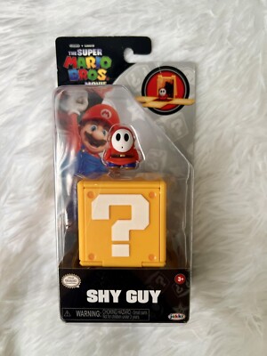 Super Mario Bros. Movie Shy Guy 1” Mini Figure Question Block Jakks ...