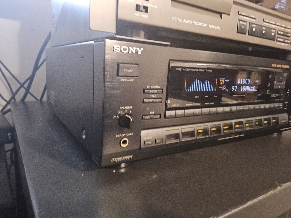 Sony STR-D2090 FM/AM Stereo Receiver with Dolby Digital Bundle, Remote ...