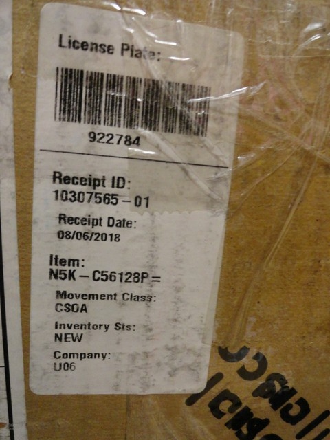 Cisco Nexus 56128P 10Gb SFP w/ 2x N56-M24UP2Q Switch w/ 4x PS - N5K ...