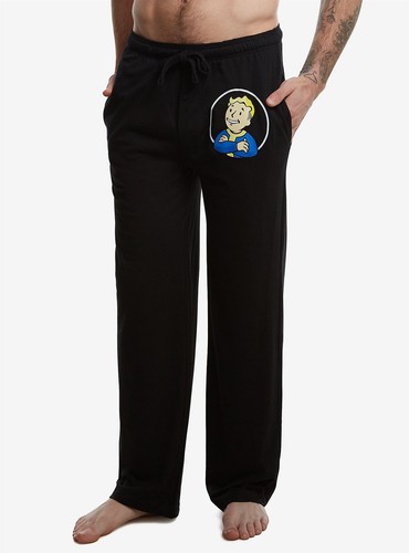 Mens Womens NEW Fallout Black Pajama Lounge Pants Size 2XL | eBay