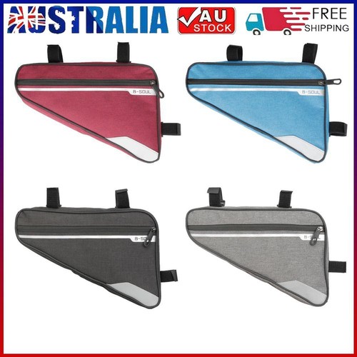 Cycling Outdoor Triangle Bicycle Front Tube Frame Bag MTB Mountain Bike ...