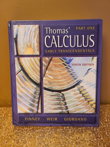 Thomas' Calculus Early Transcedentals Finney, Weir & Giordano CD ...