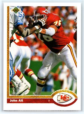 1991 Upper Deck #198 John Alt Football Kansas City Chiefs | eBay