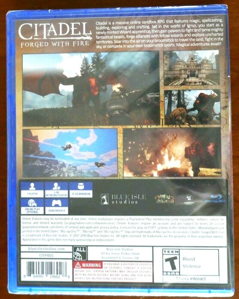 Citadel: Forged with Fire (PlayStation 4 / PS4) Brand New & Sealed ...