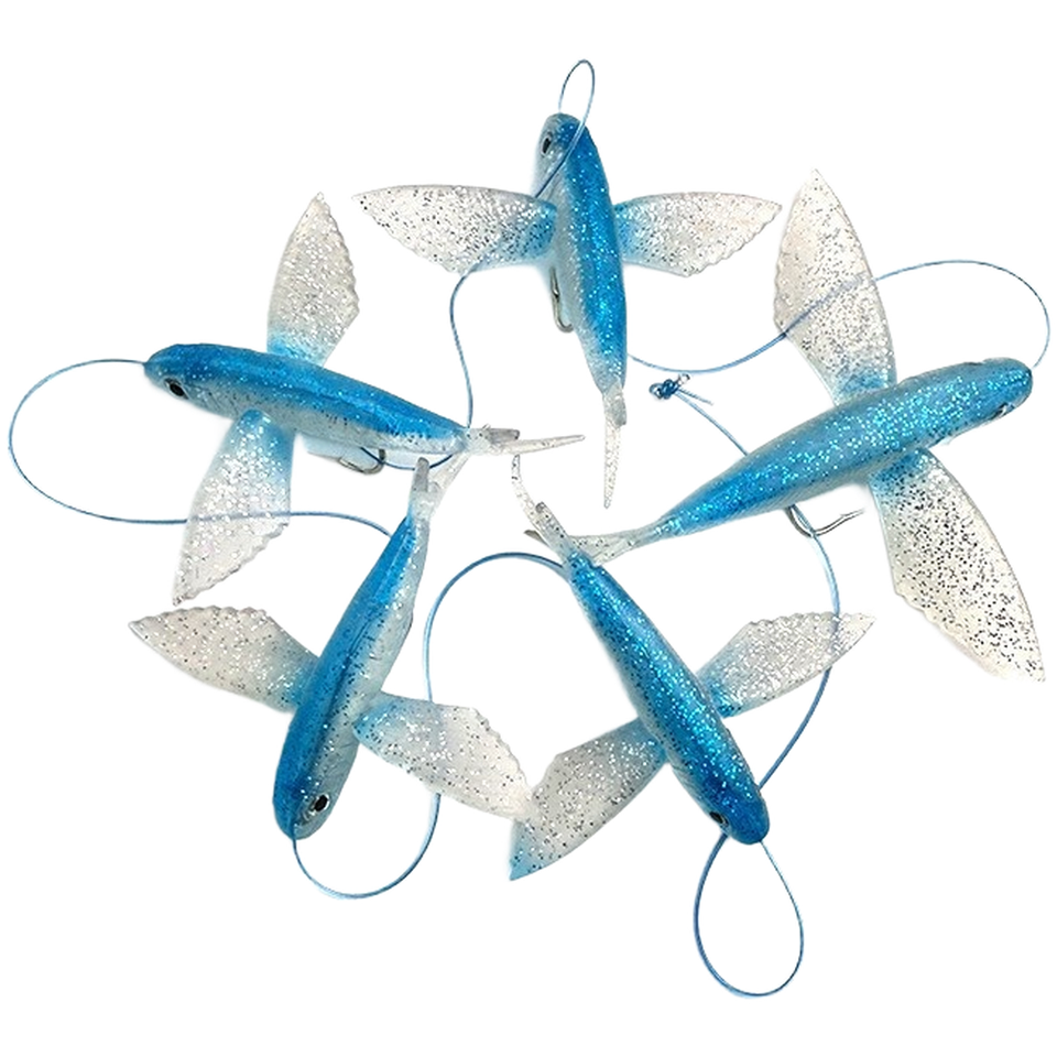 Bait Rig Setup Trolling Lure Set Daisy Chain Rig 3D Fish Eyes Hidden ...