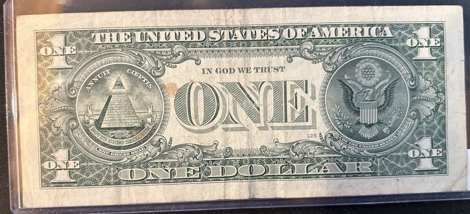 February 4, 1493 (Serial 14932040) One Dollar Fancy Serial Number ...