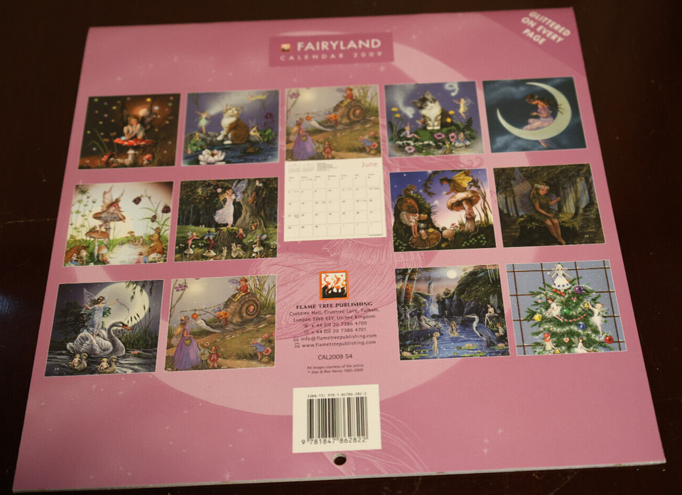 Fairyland by Jean & Ron Henry Wall Calendar 2009(Art Calendar) by Flame ...