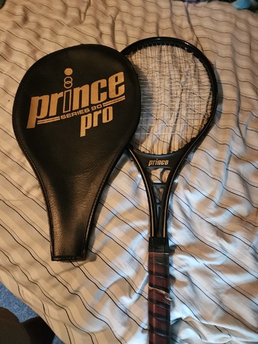 Prince Graphite Pro Series 90 Tennis Racquet Racket 4¼ #2 Grip Cover ...