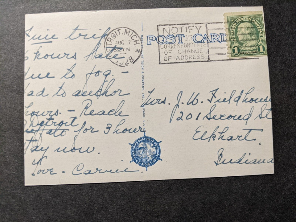 Steamer SS SOUTH AMERICAN, Chicago, Duluth & Georgian Bay Naval ...