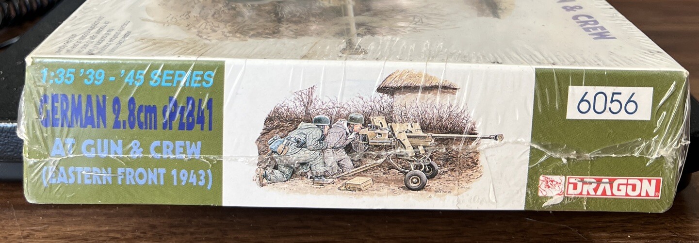 Dragon Models 1/35 German 2.8cm Spzb41 at Gun W/crew 6056 089195860569 ...