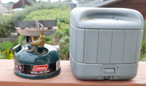 Coleman Model 508 Stove , With Case Date 02 87 (Feb. 1987) | eBay