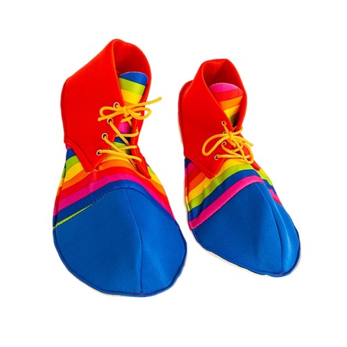 Rainbow Clowns Shoes Jumbos Large Clown Shoes Clown Costume Shoes for ...