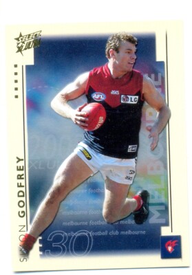 2003 Select AFL XL ULTRA series Common card - 102 - Simon Godfrey ...