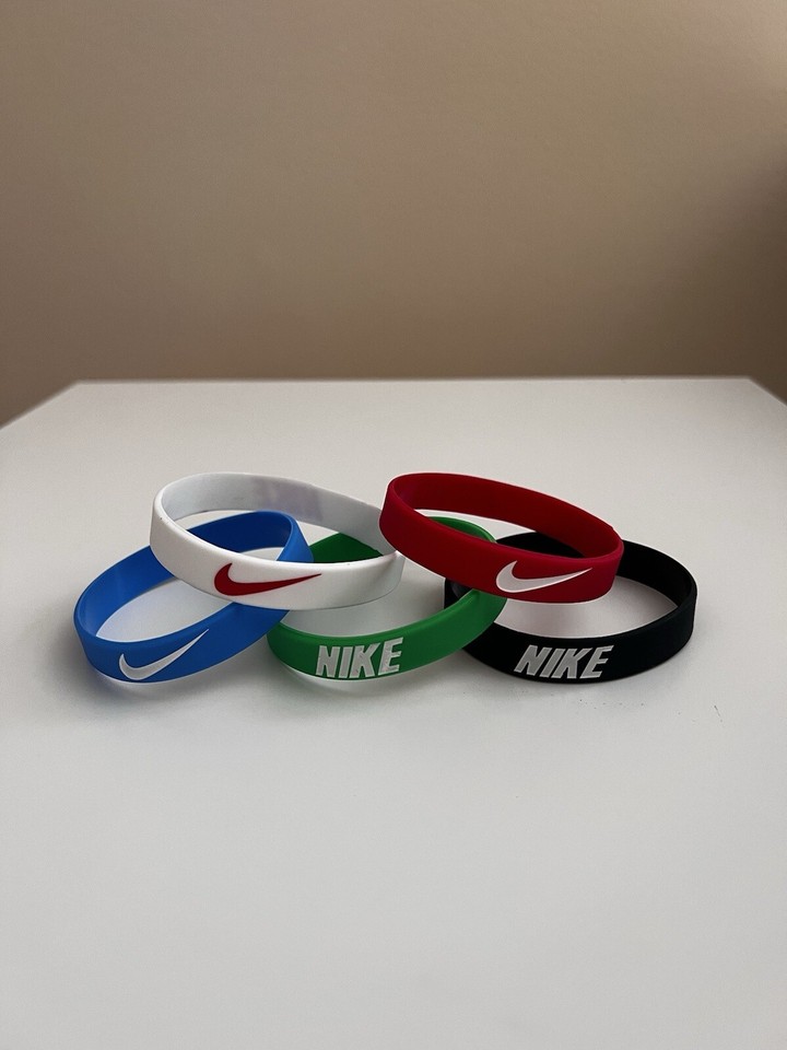 5 Pack of Nike Silicone Wristband Bracelets | eBay