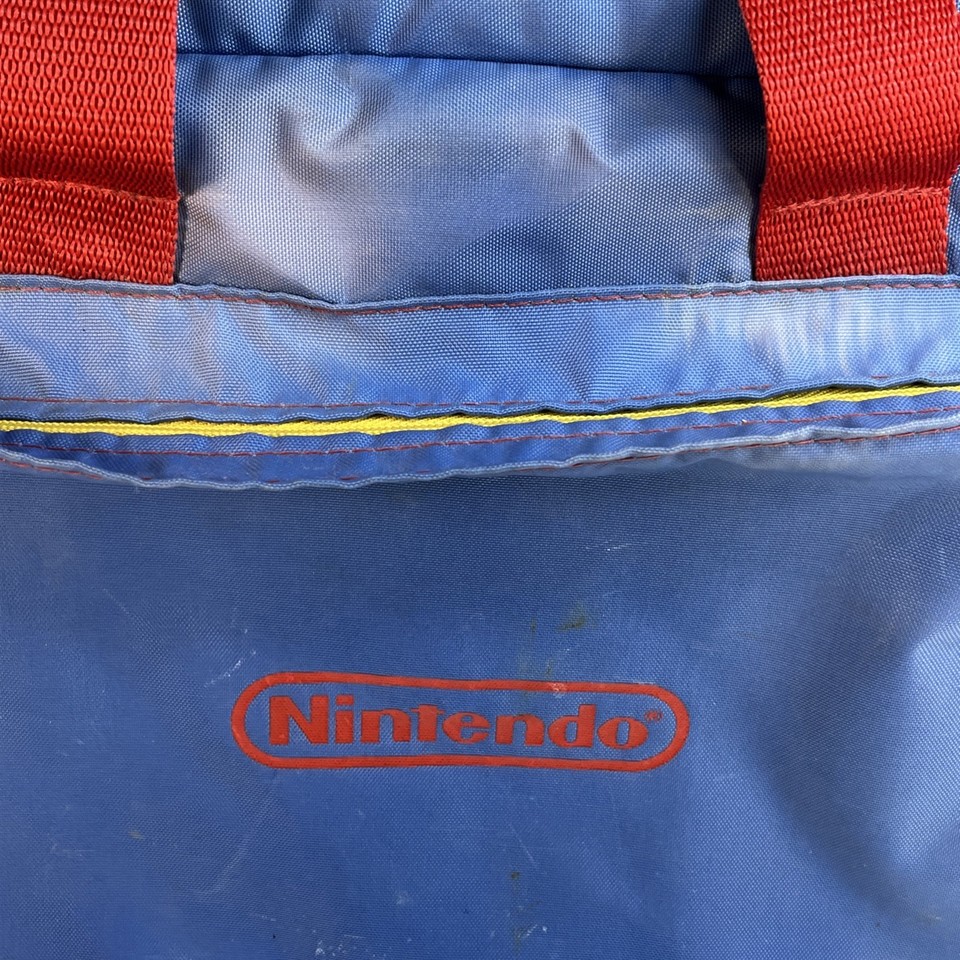 Nintendo NES Z Bag Blue Travel Bag Console Carrying Case 1988 Authentic ...