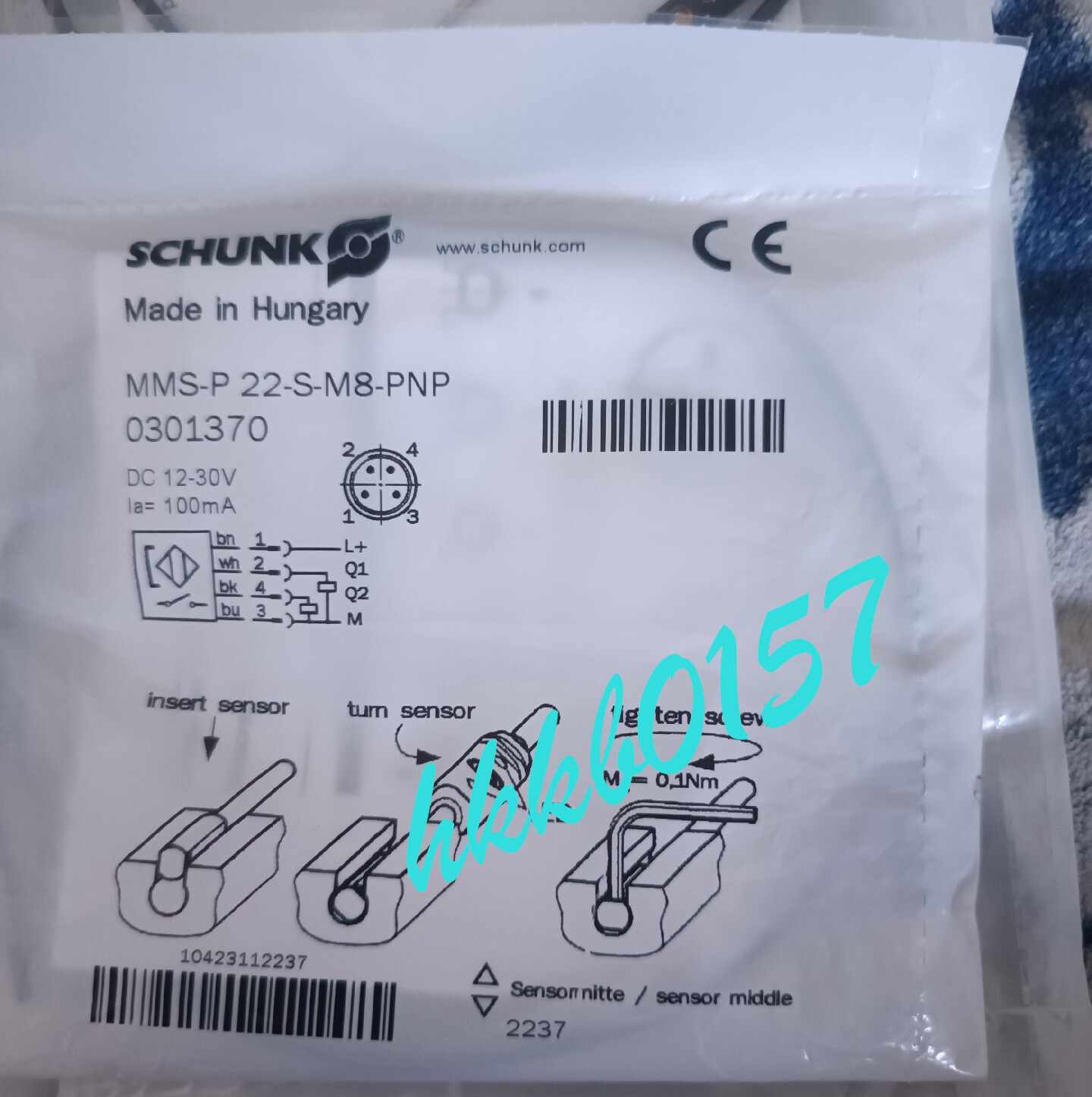 MMS22-SPM8 0301032 schunk Magnetic Switch Sensor Fast delivery DHL ...