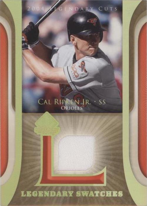 2004 SP Legendary Cuts - Legendary Swatches Cal Ripken #LSW-CR (MEM ...