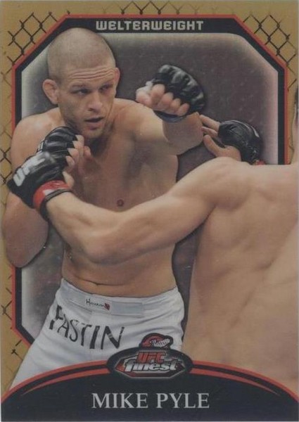 2011 Topps UFC Finest - Gold Refractor #42 Mike Pyle /88 for sale ...