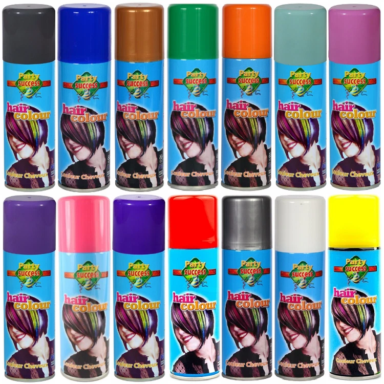 Color Hairspray Can