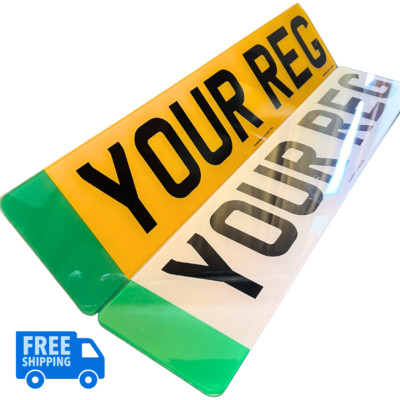 EV Electric Vehicle Number Plates Printed UK Road Legal Standard Reg ...