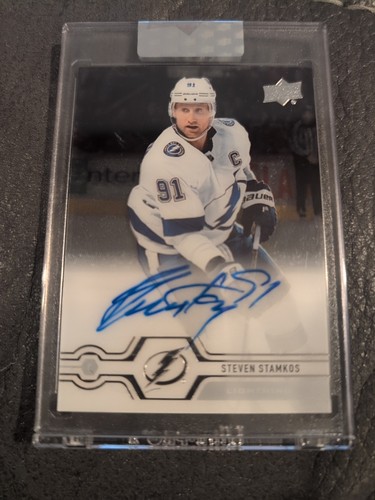 Steven Stamkos 19-20 UD Clear Cut On Card Autograph | eBay