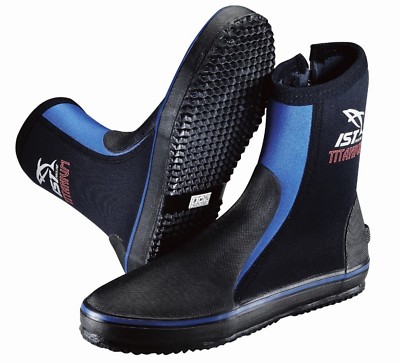 IST S7-3 3mm Titanium and Spandex Lined Vulcanized Rubber Sole Diving ...
