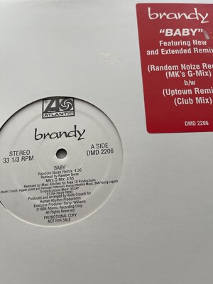 Brandy - Baby REMIXES PROMO - $4.99 Warehouse BINS - STEALS! READ ...