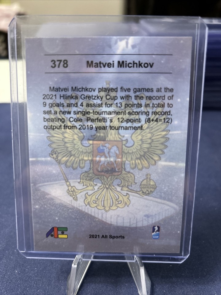 2020-21 ALL SPORTS #378 MATVEI MICHKOV RC ROOKIE CARD - T03 | eBay