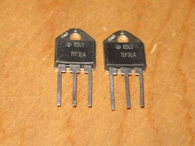NEW 2PCS TI TEXAS INSTRUMENTS TIP36A BIPOLAR TRANSISTOR PNP 25A 60V ...