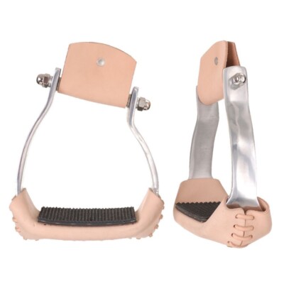 Tough 1 angled aluminum Western stirrups with 3" non-slip tread | eBay