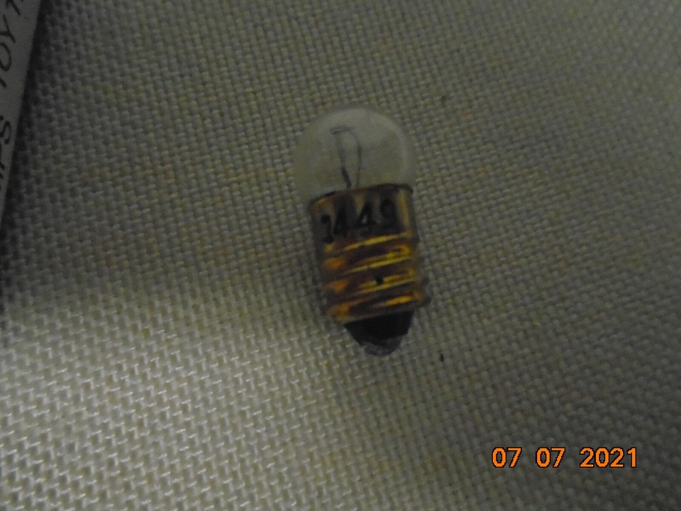 LIONEL GE BOXED 1449 "TOY TRAIN" 14V LIGHT BULBS SCREW BASE 10 PER BOX ...