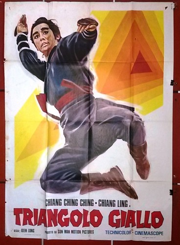Triangolo Giallo (Ching Ching Chang) Italian 2F Movie Poster 1970s | eBay