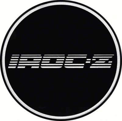 2-1/2 IROC Wheel Center Cap Emblem Chrome IROC-Z Logo on a Black ...
