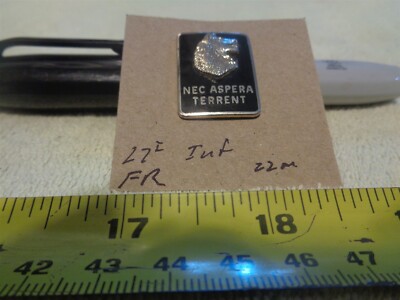 27th Infantry FR 22M Unit Crest, DI, DUI (DRAW#225) | eBay