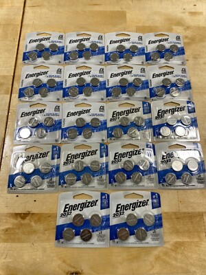 72 Energizer CR2032 3V Lithium Coin Cell Batteries - 18 X 4 Count ...