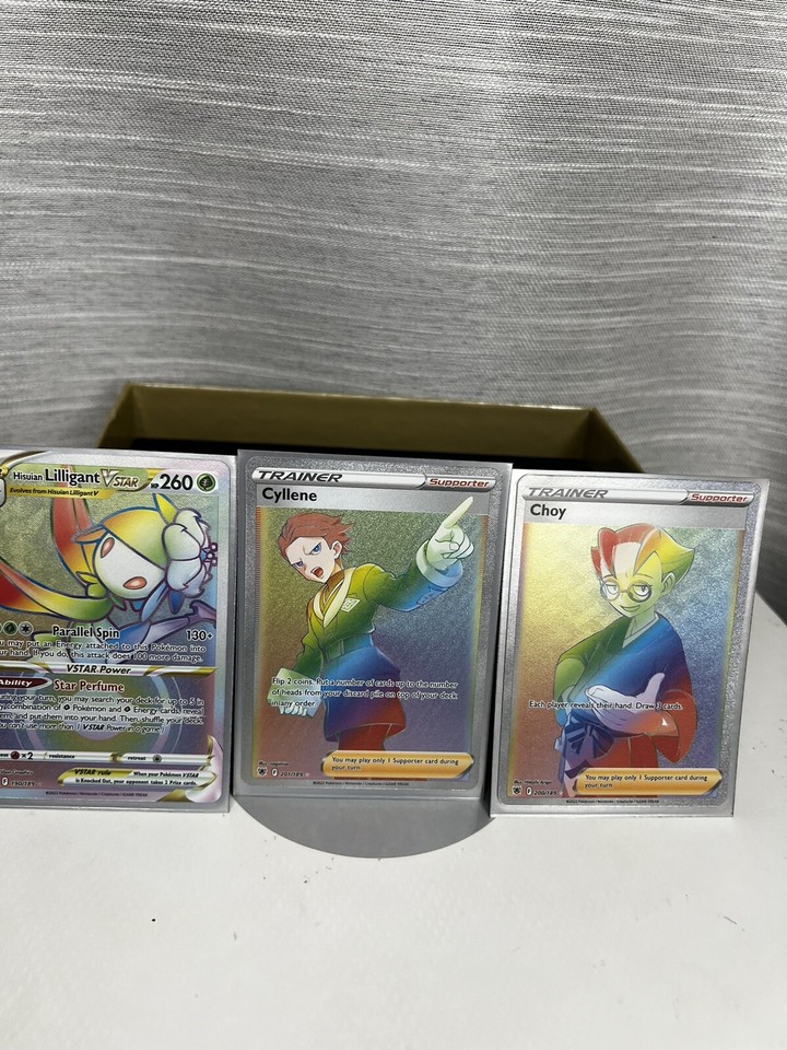 Pokemon TCG Astral Radiance Lot- RAINBOW SECRET RARES- CHOY, CYLLENE ...