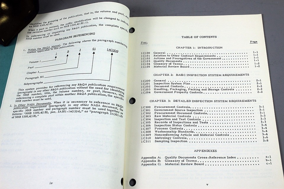 APOLLO PROGRAM Inspection System Provisions 1971 with NASA Engineer ...