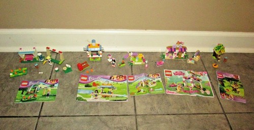 Lego Friends 41011 41098 41087 41017 Disney Princess Pets 41140 Lot ...