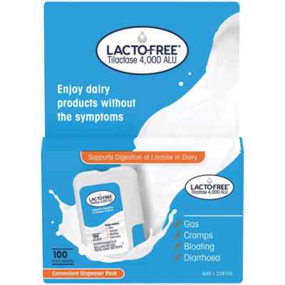Lacto-Free Tablets 100 lactose intolerance lactase | eBay Australia