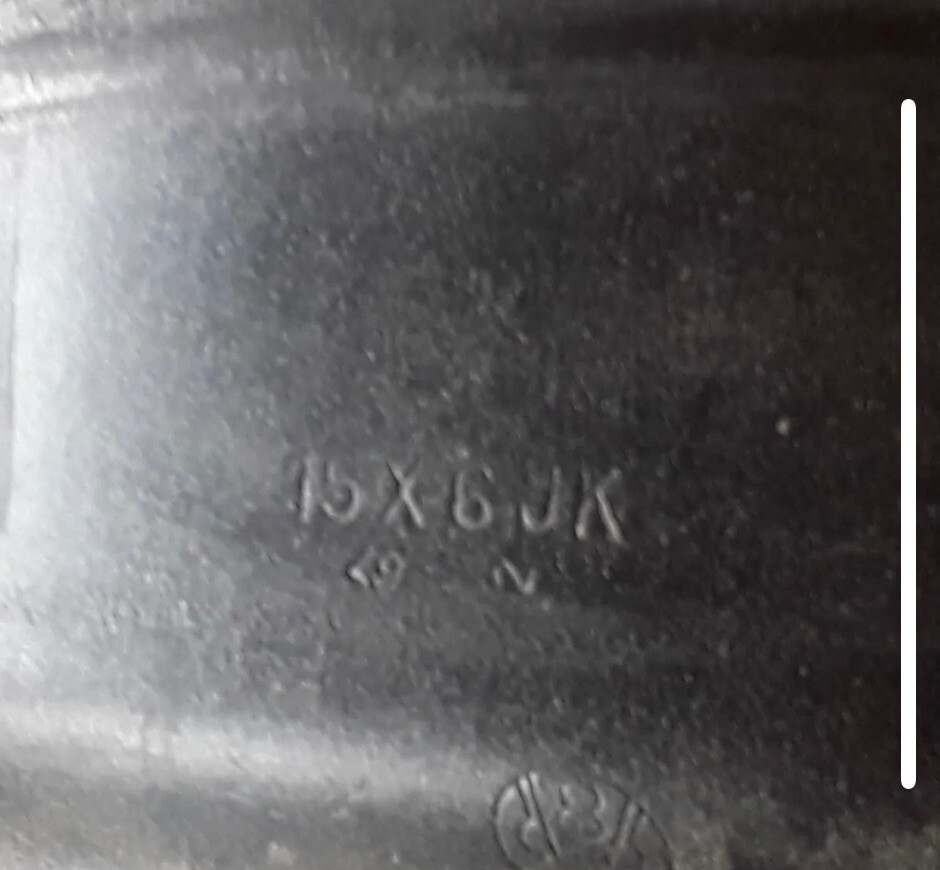 Rare 15x6 DG Code Corvette Rally Wheels Original 1967 Dated 2/67 by ...